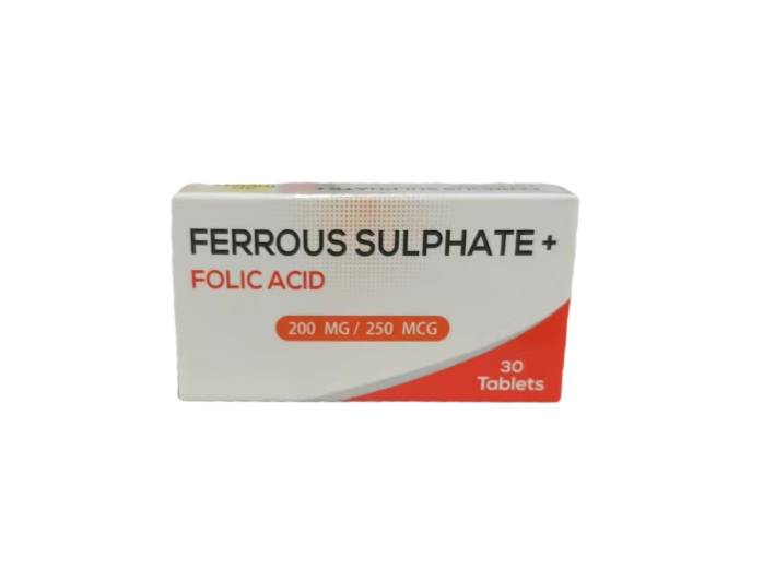 Ferrous Sulphate +Folic Acid Tablets 200mg+250mcg-Henan Pharmed Co.,Ltd.